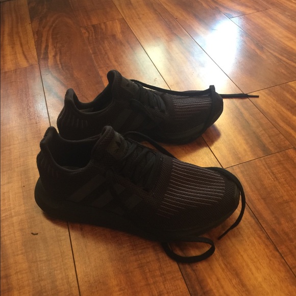 adidas | Shoes | Adidas Black Knit Size 92 Like New | Poshmark